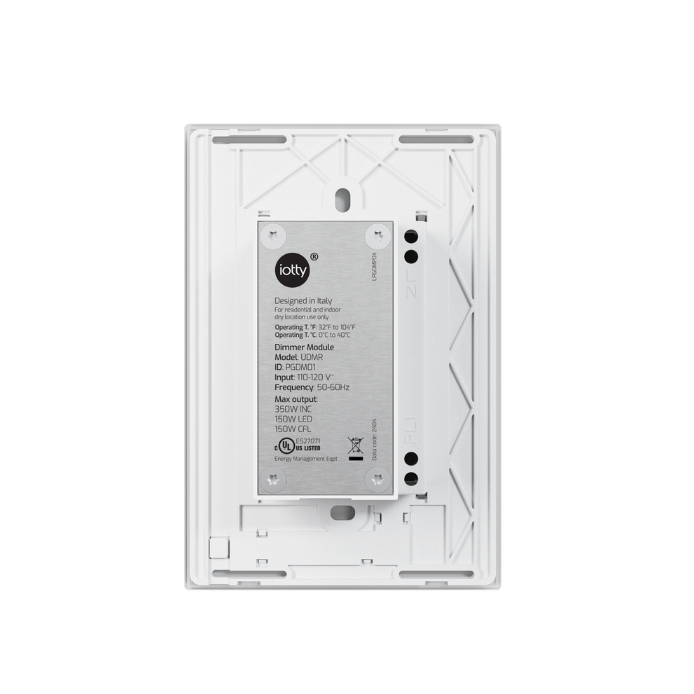 iotty - Smart Wifi Modern Light Switch Controller with Dimming